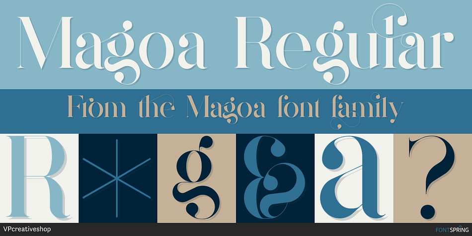 Magoa Regular Font