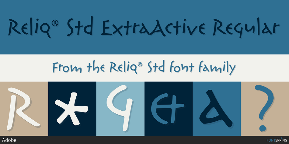 Reliq® Std Font