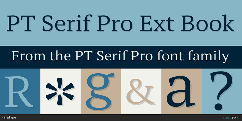 PT Serif Pro Font
