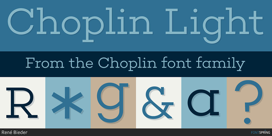 Choplin Light Font