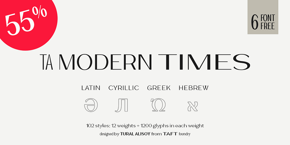 TA Modern Times Font