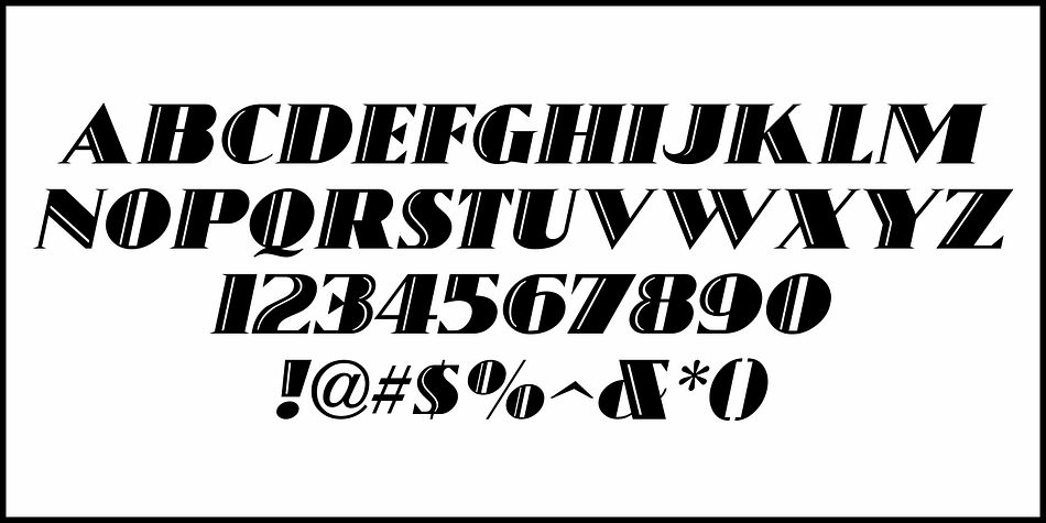 Movie Usher JNL Font