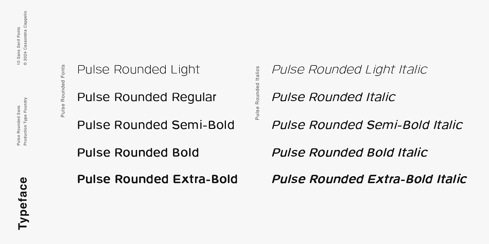 Pulse Rounded Font