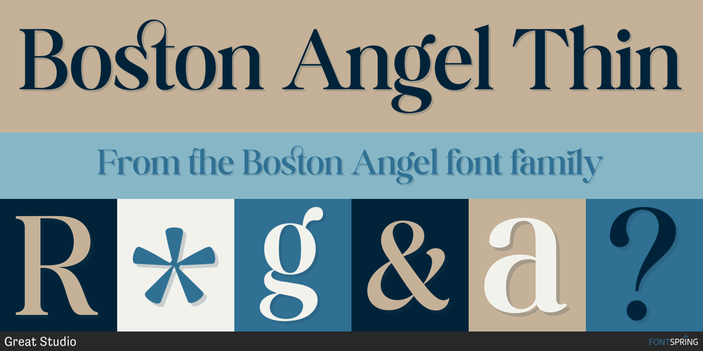 Fonts similar to Boston Angel