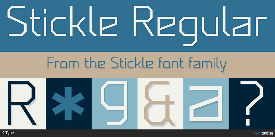 Stickle Regular Font