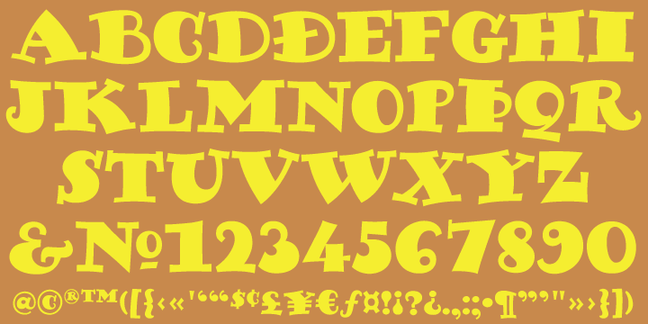 Poster Paint Font