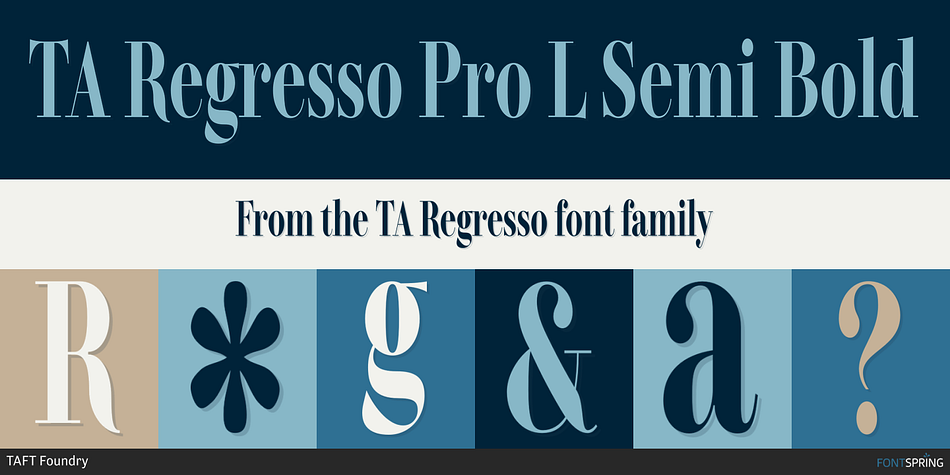 TA Regresso Pro L Semi Bold Font