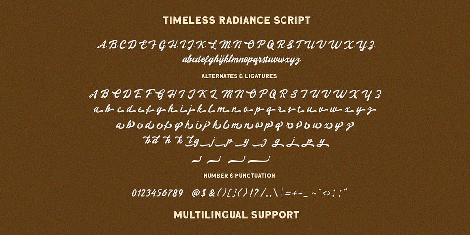 Timeless Radiance Font