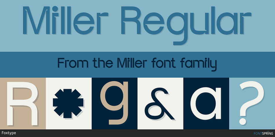 Miller Regular Font
