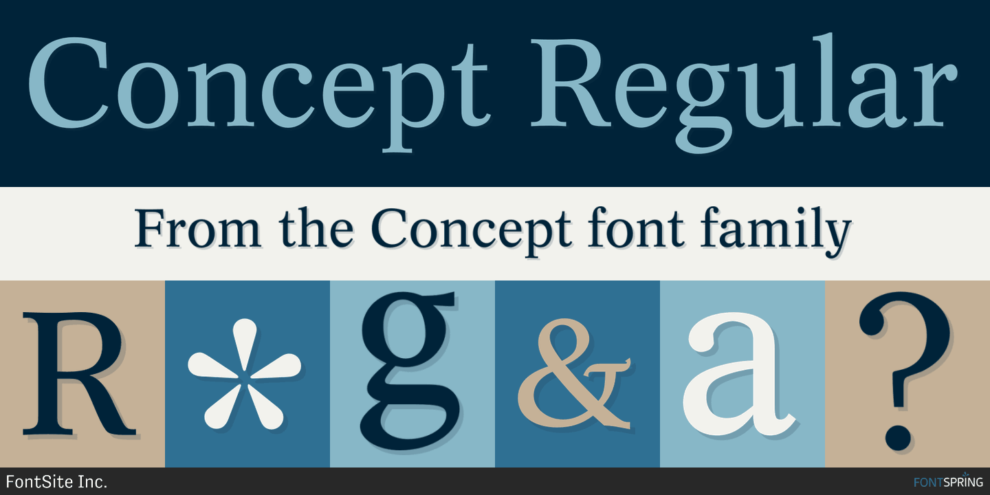 Concept Font