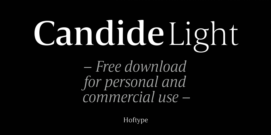 Candide Font