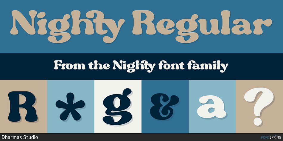 Nighty Regular Font