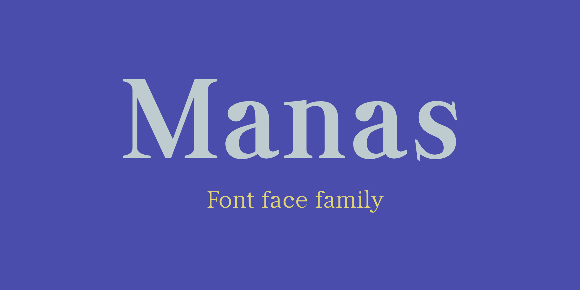 Manas Font