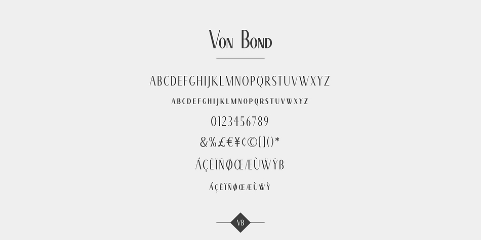 Von Bond Font