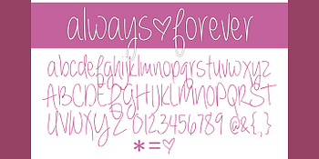Always Forever Font