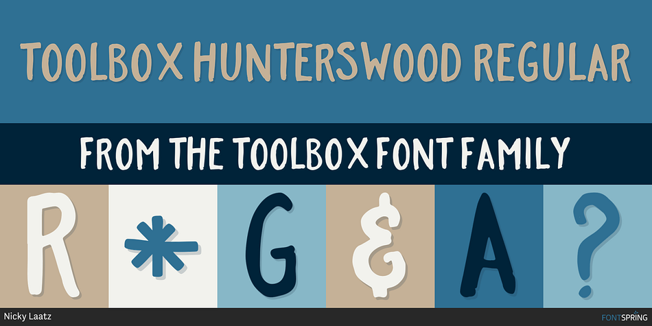 Toolbox Hunterswood Regular Font