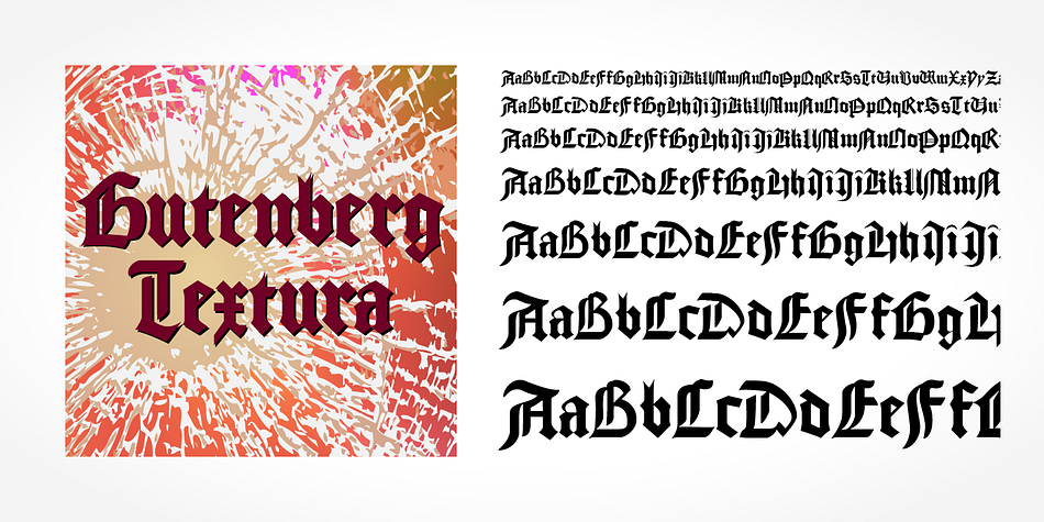 Gutenberg Textura Pro Font