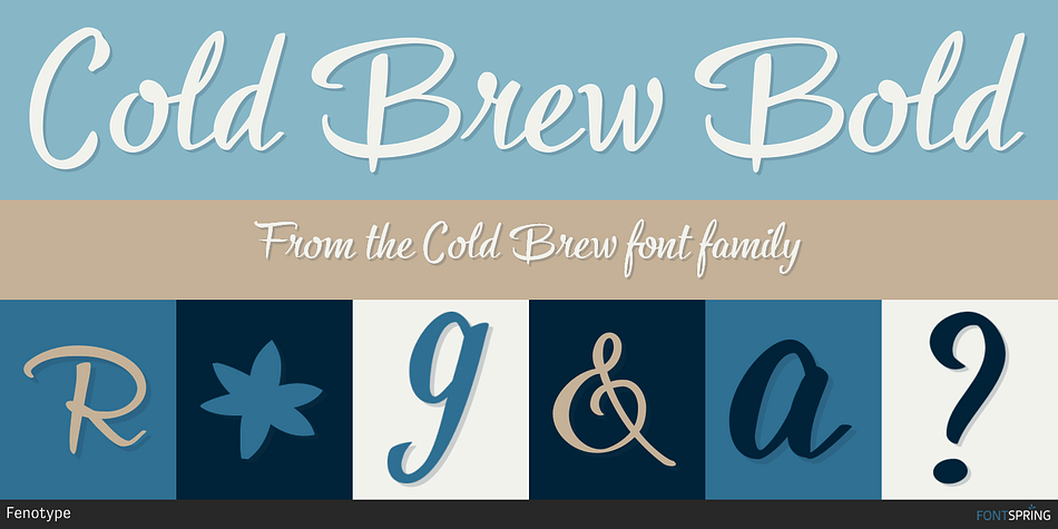 Cold Brew Bold Font