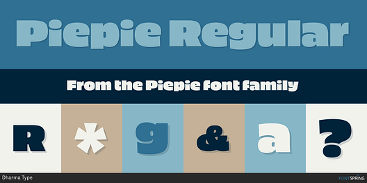 Fonts similar to Piepie