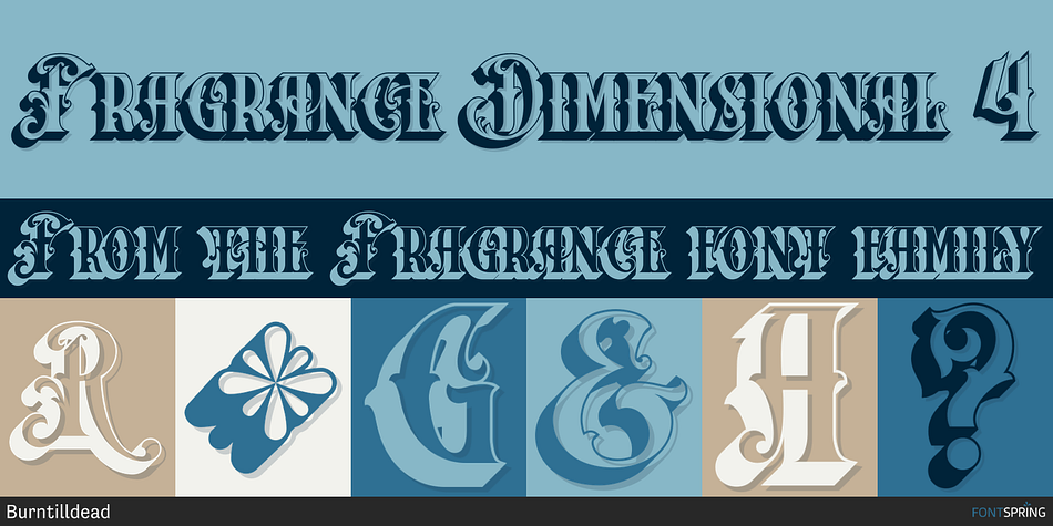 Fragrance Dimensional 4 Font