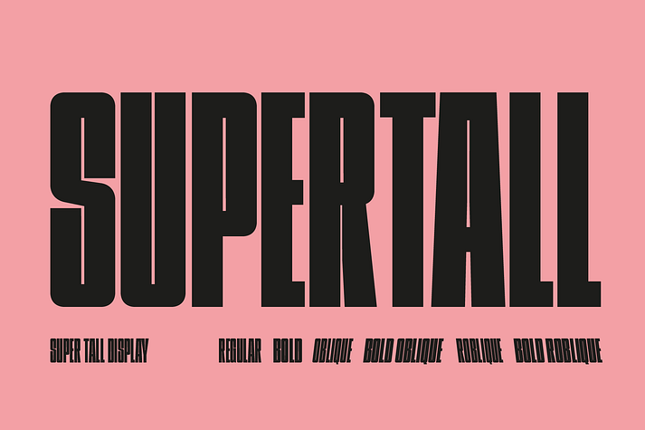 Super Tall Regular Font
