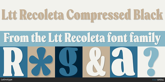 Fonts similar to Ltt Recoleta