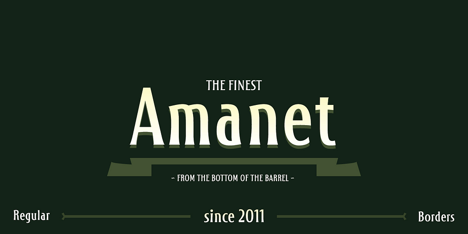 Amanet Font