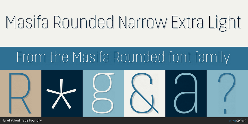 Masifa Rounded Narrow Font