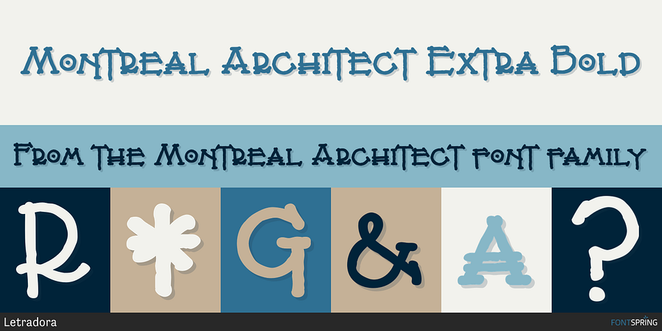 Montreal Architect Extra Bold Font