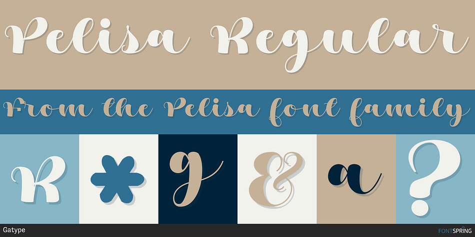 Pelisa Regular Font