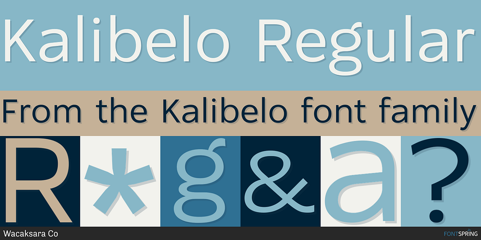 Kalibelo Regular Font