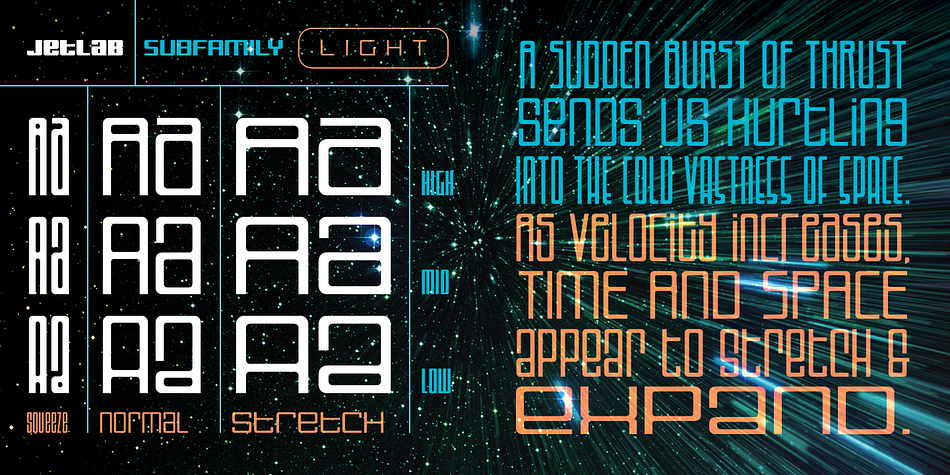 Jetlab Font