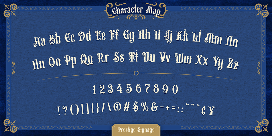 Prestige Signage Font