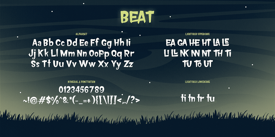 Beat Ghost Font Family by Alit Design - Fontspring