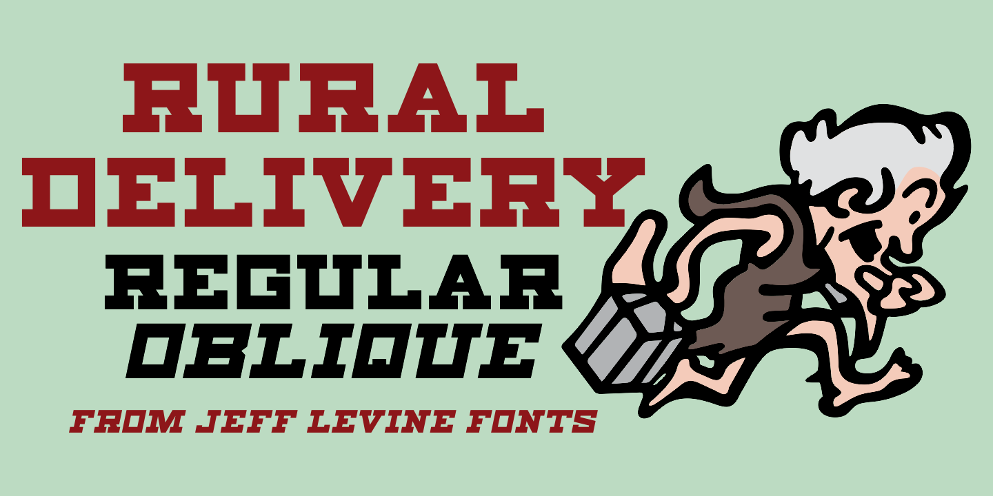 Rural Delivery JNL Font