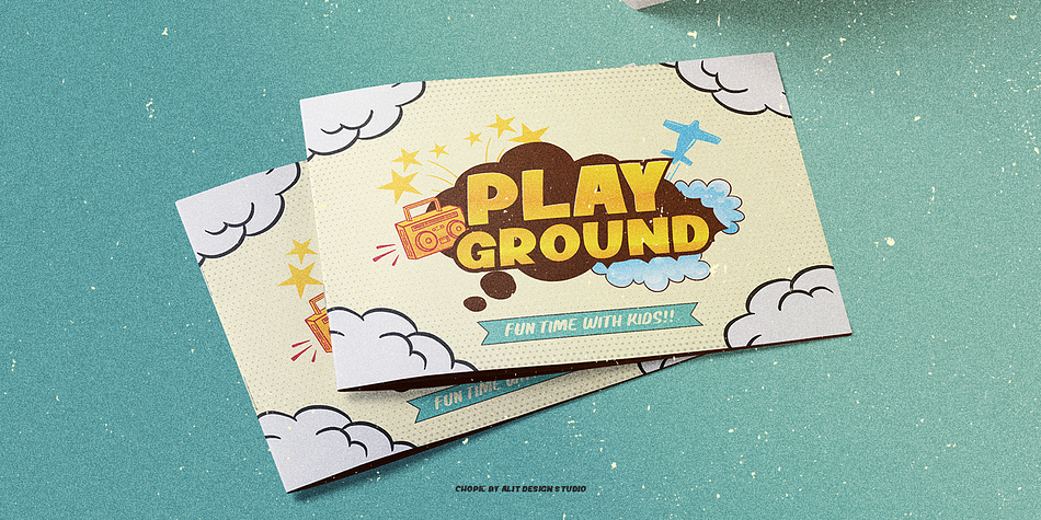 CHOPIC Comic Typeface Font