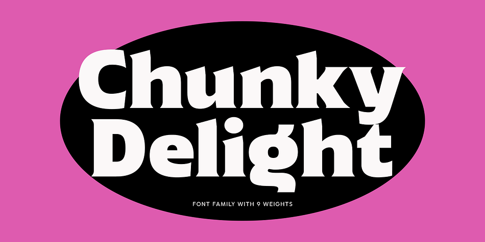 Chunky Delight Font