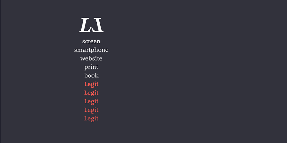 Legit Serif Font