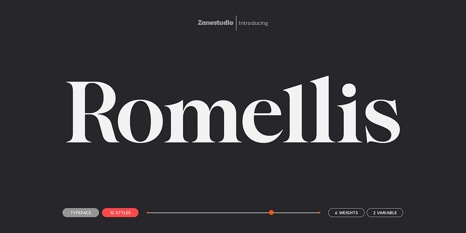 Romellis Regular Font