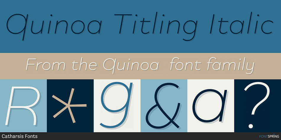 Quinoa Regular + Bold Font