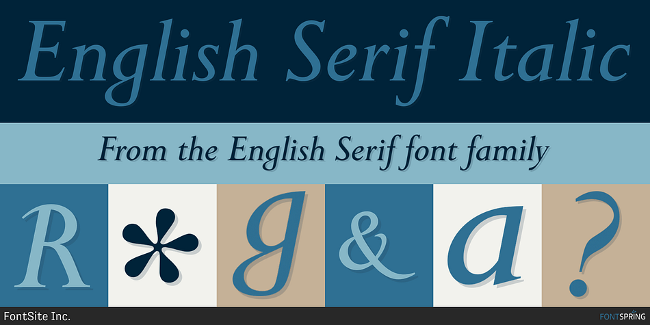 English Serif Font