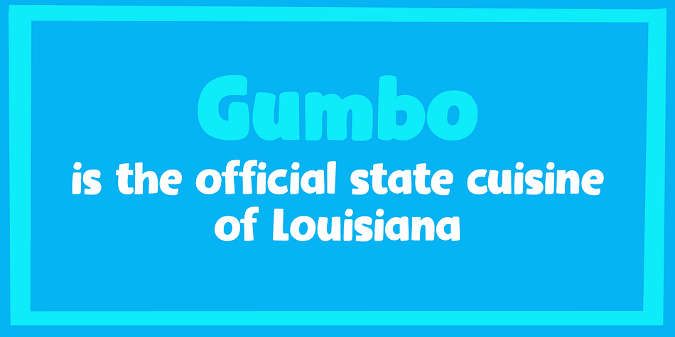 Gumbo Font | Fontspring