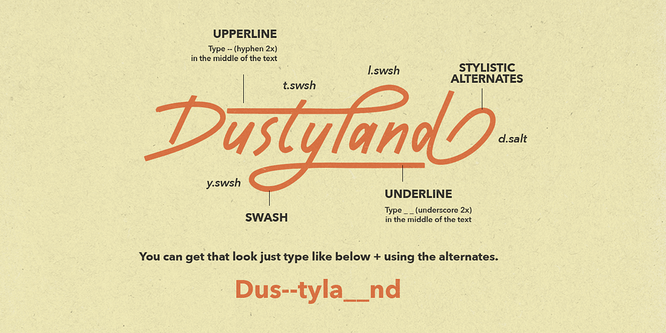 Dustyland Font