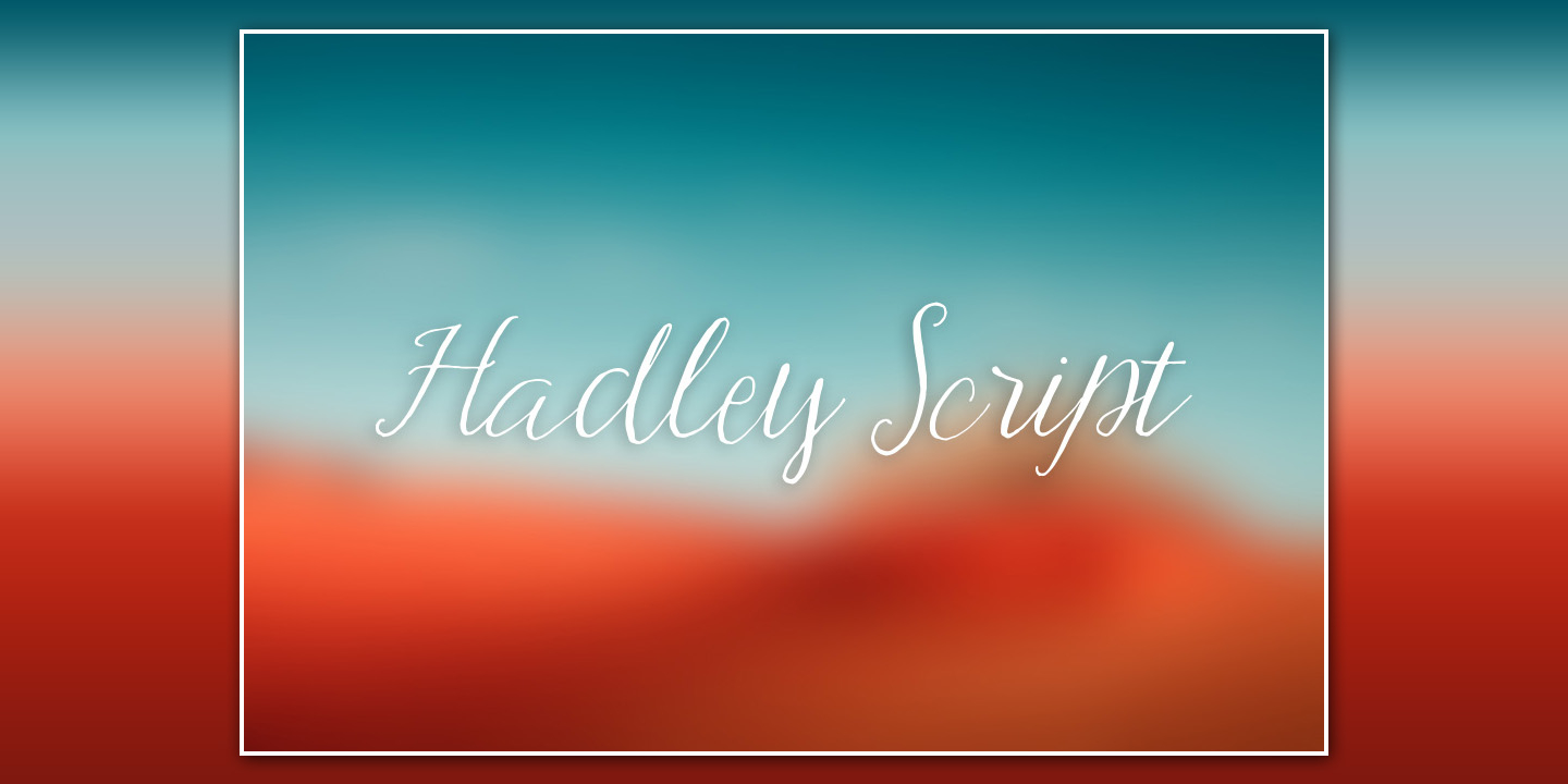 Hadley Script Font