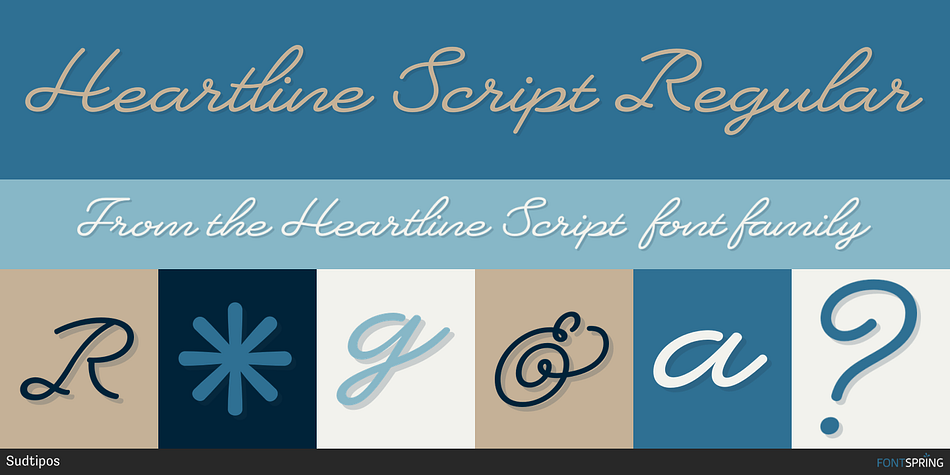 Heartline Script Regular Font
