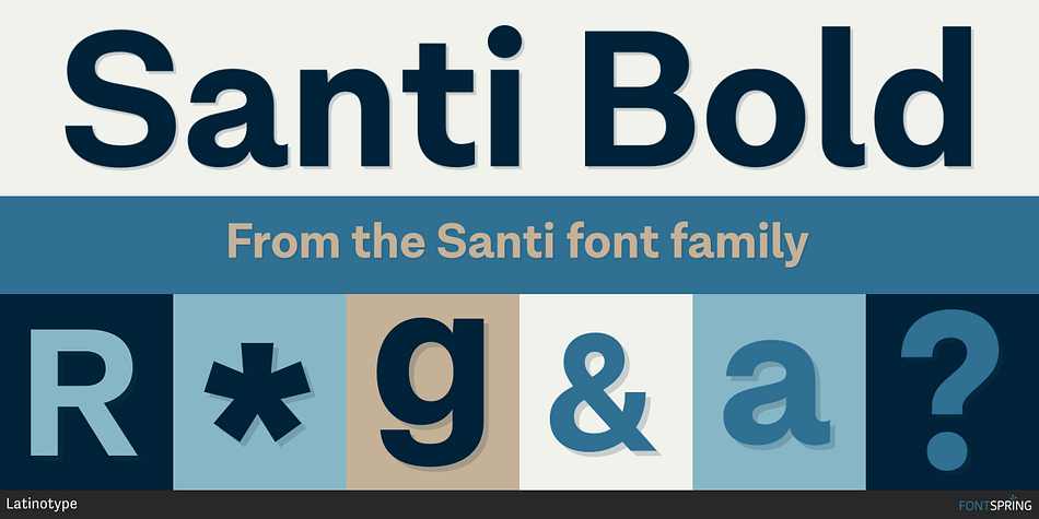 Santi Bold Font