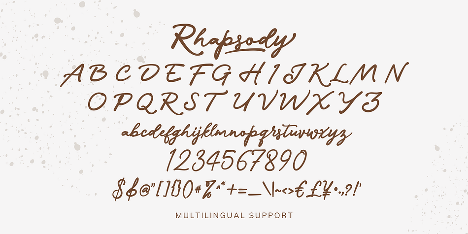 Rhapsody Font