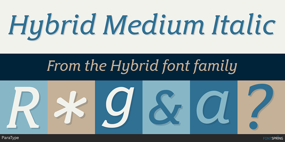 Hybrid Font