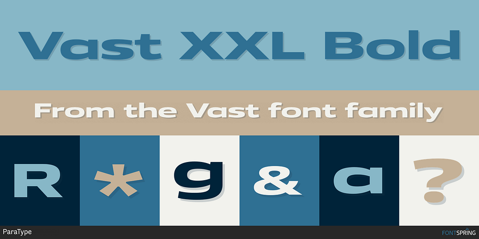 Vast XXL Bold Font