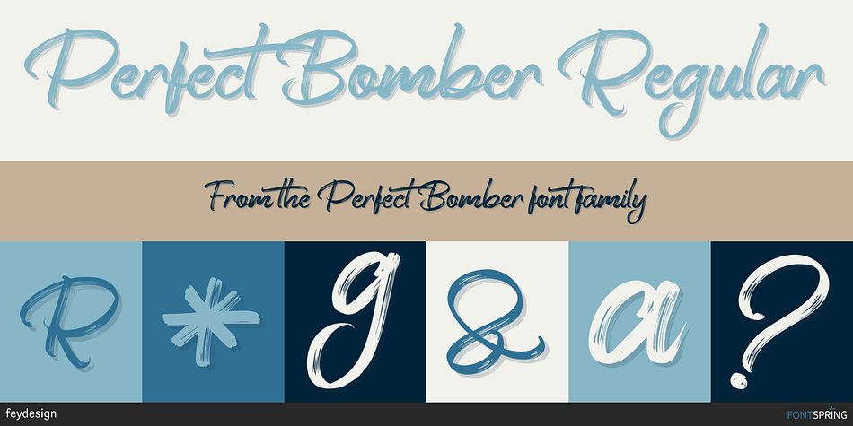 Perfect Bomber Regular Font